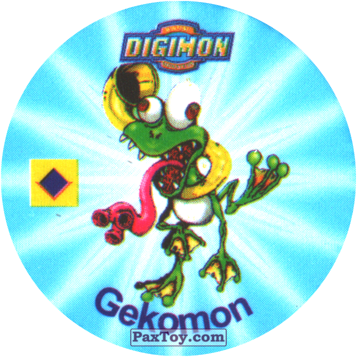 030.1 Gekomon a - Digimon Pogs Tazos